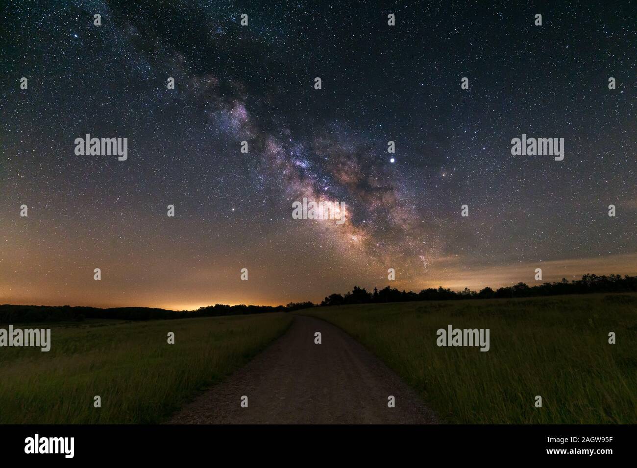 Clear Night Sky Milky Way