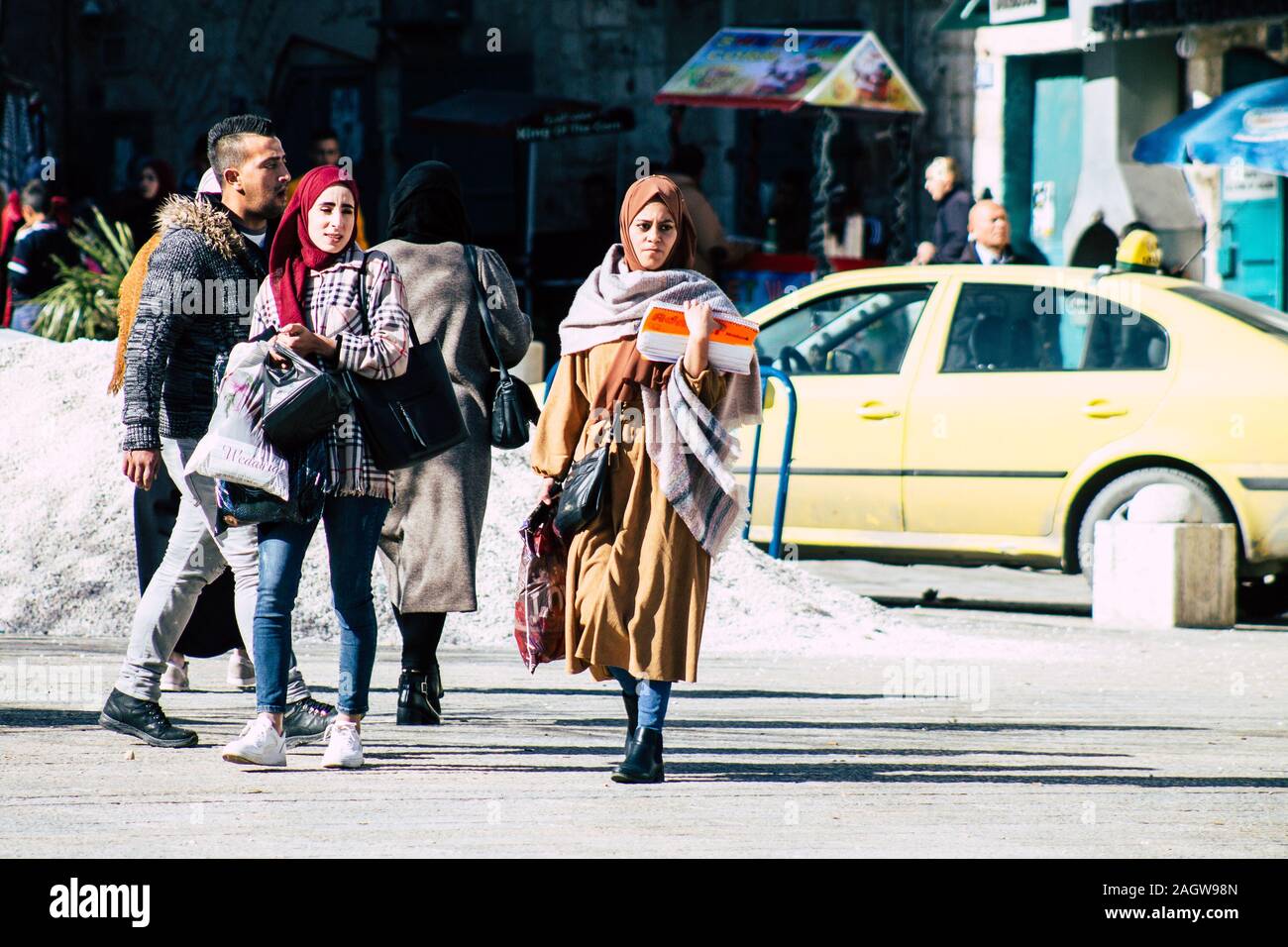 Palestinian Territory Bethlehem December 16, 2019 View of unknown ...
