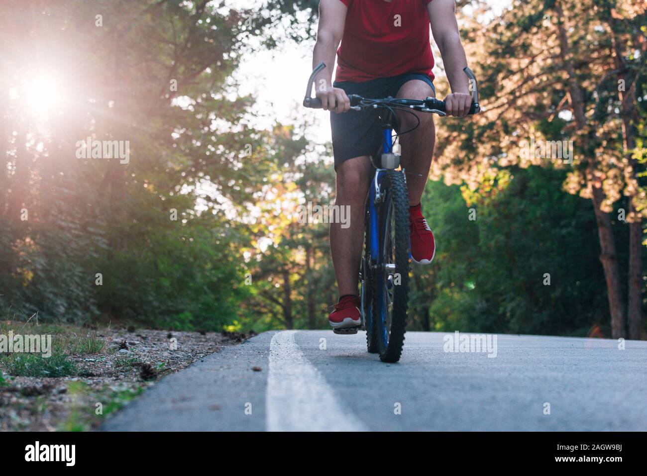 Tall man biker hi-res stock photography and images - Alamy