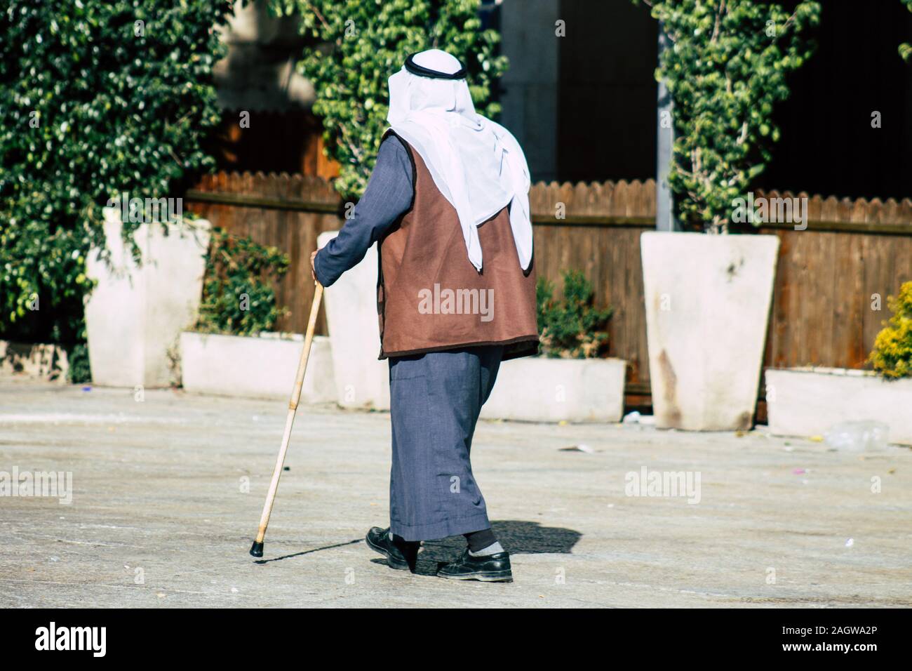Palestinian Territory Bethlehem December 16, 2019 View of unknown ...