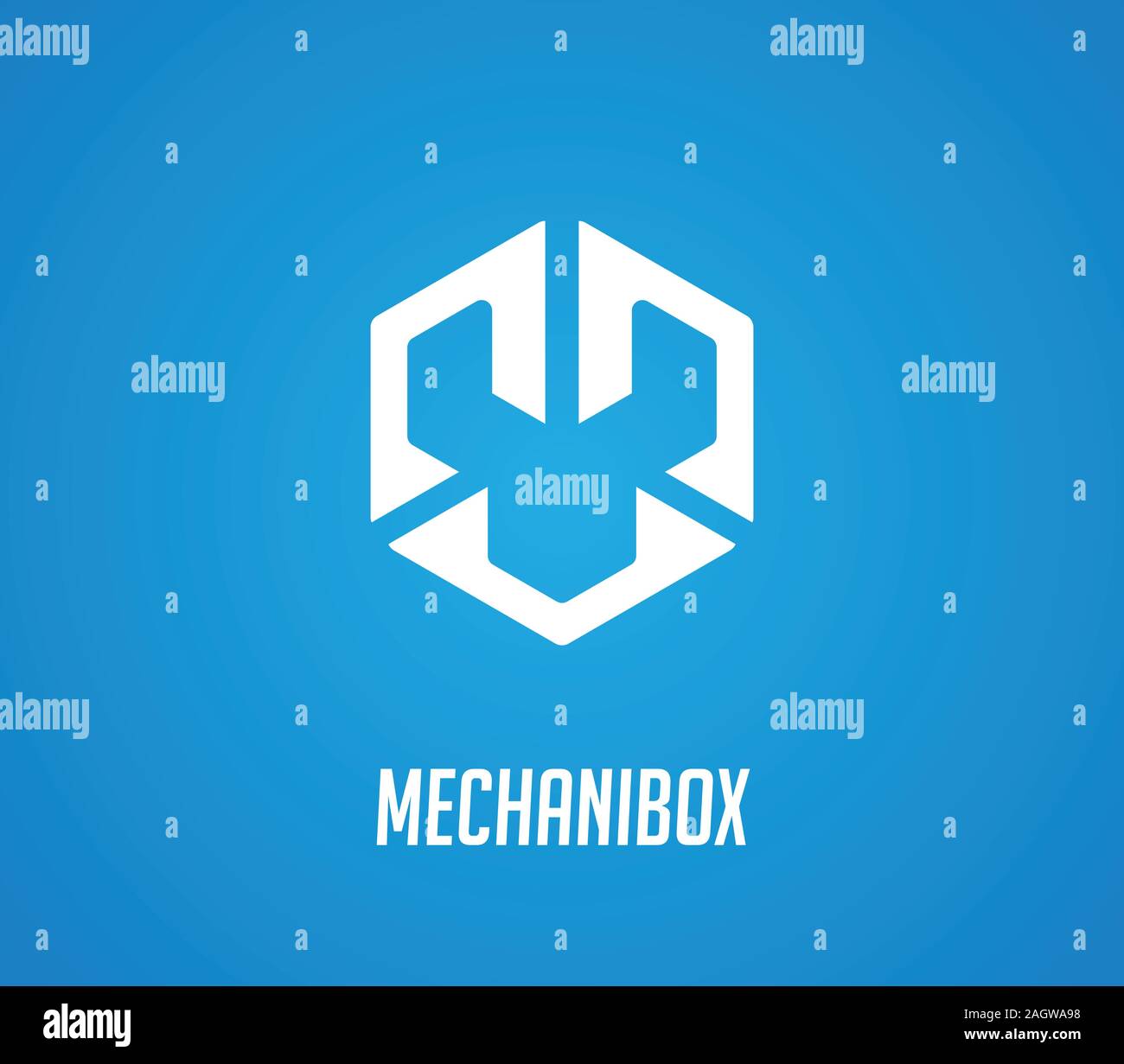 Abstract box of wrench. Isolated Vector Illustration Stock Vector Image ...