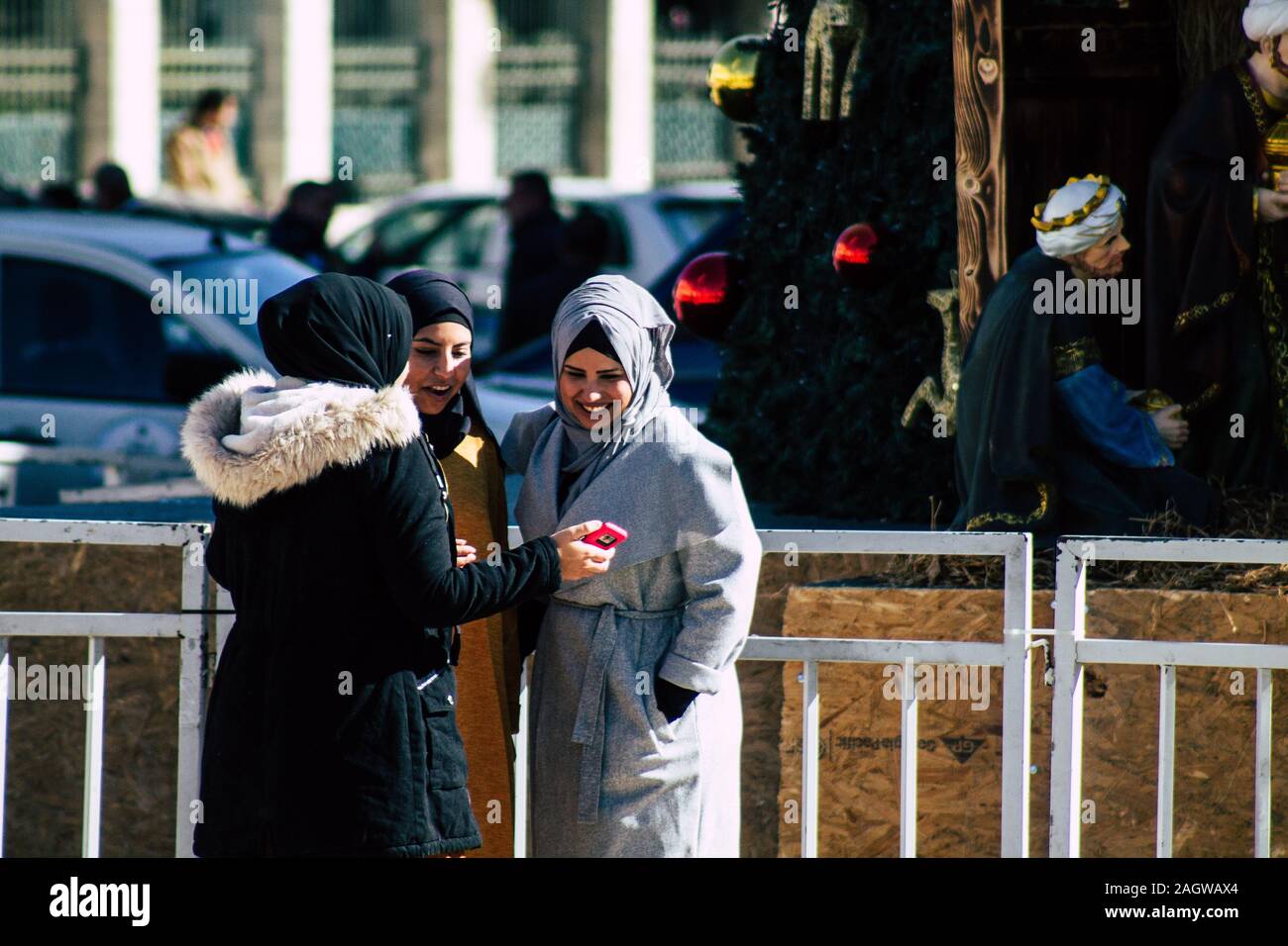 Palestinian Territory Bethlehem December 16, 2019 View of unknown ...
