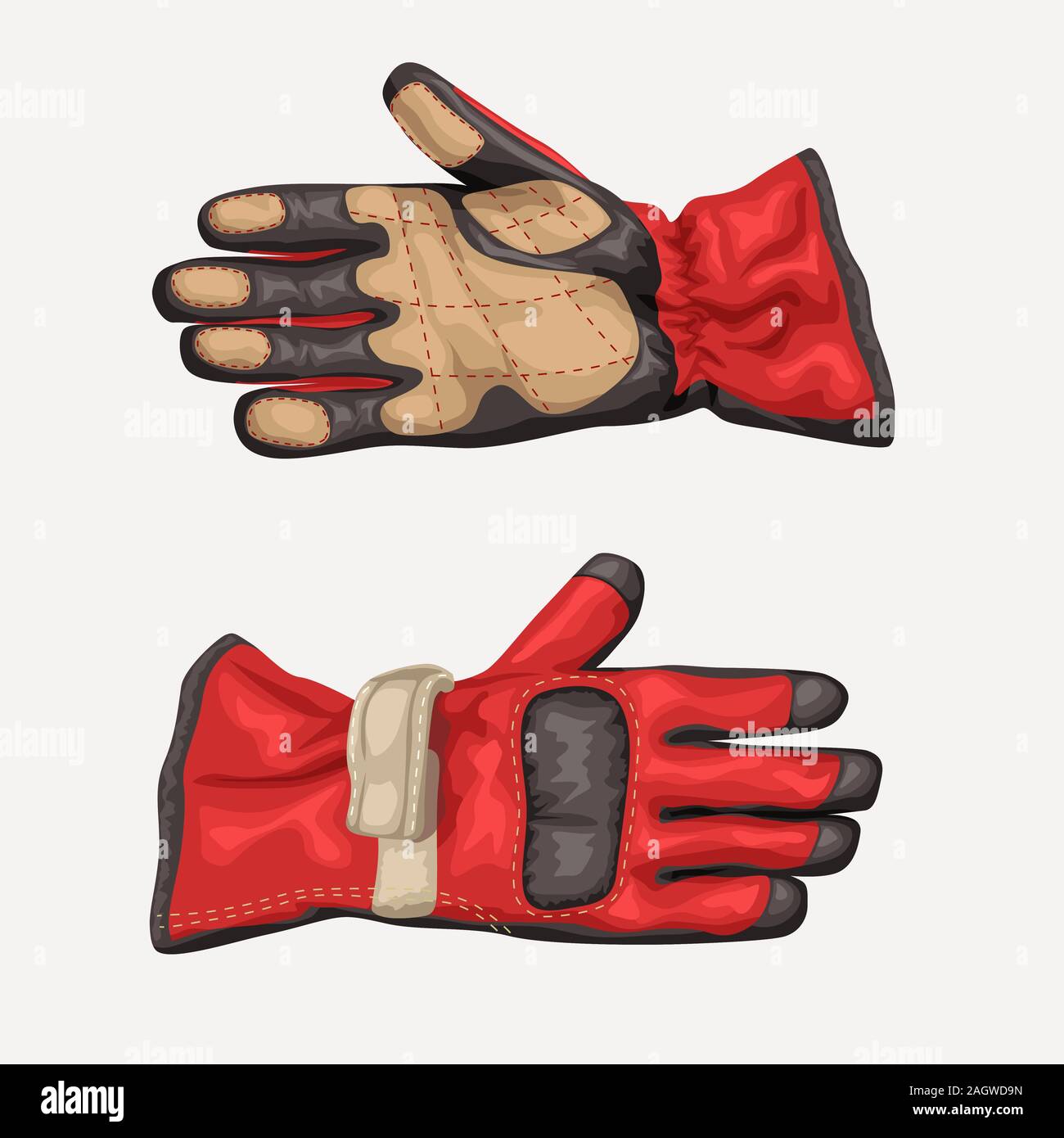 Motor glove Stock Vector Images - Alamy