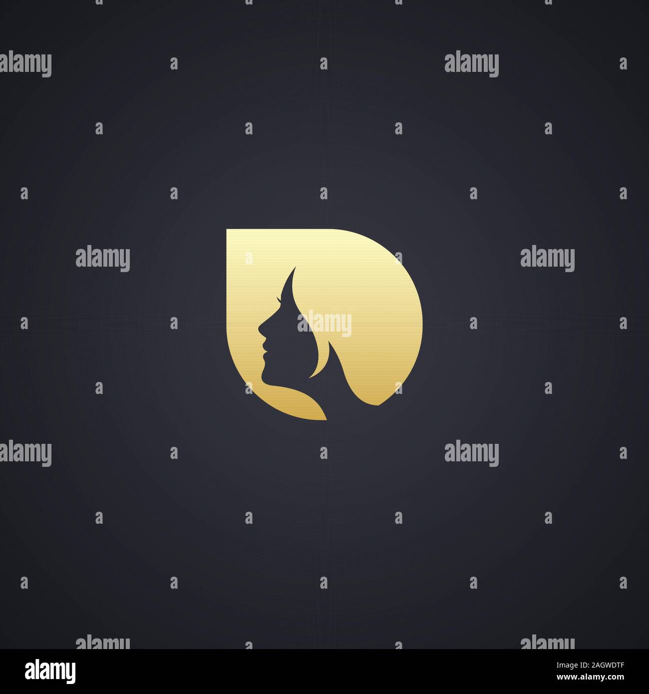 Woman logo hi-res stock photography and images - Alamy