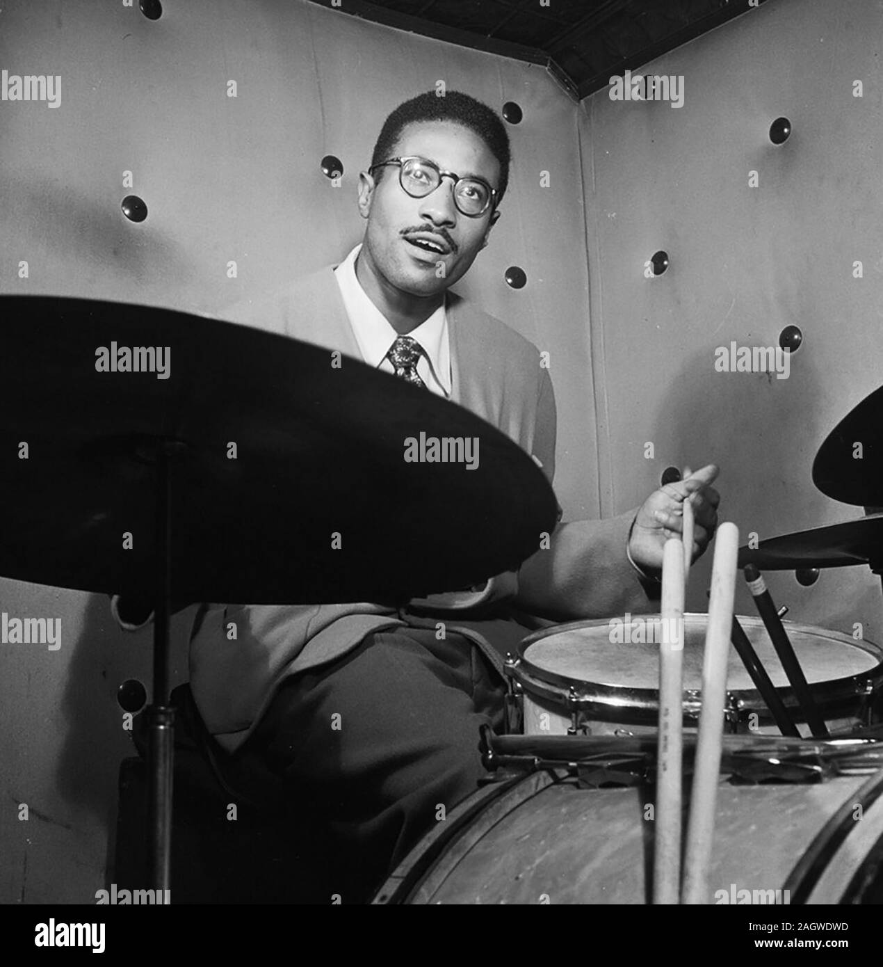 Max roach drummer Black and White Stock Photos & Images - Alamy