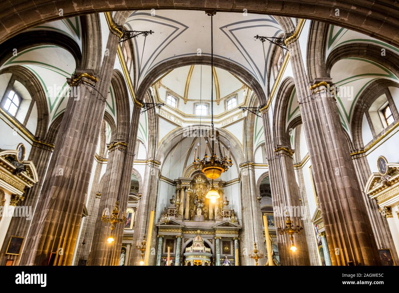 Mexico city cathedral interiors hi-res stock photography and images - Alamy