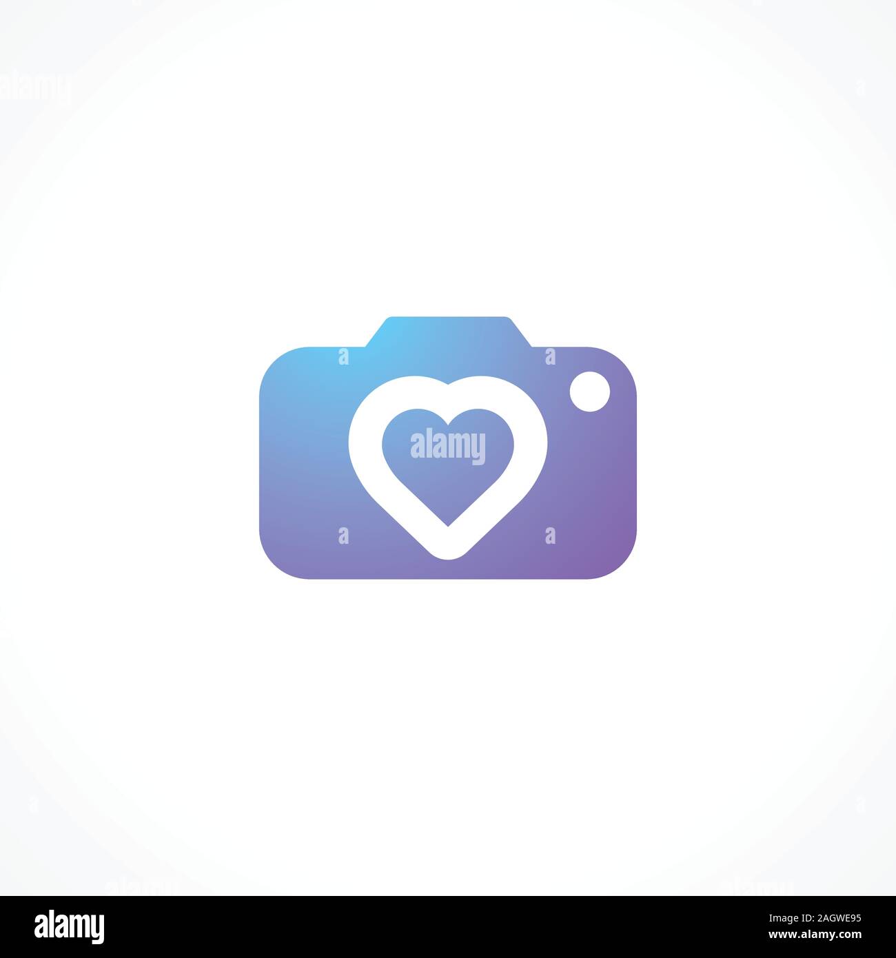 Video camera heart line Cut Out Stock Images & Pictures - Alamy