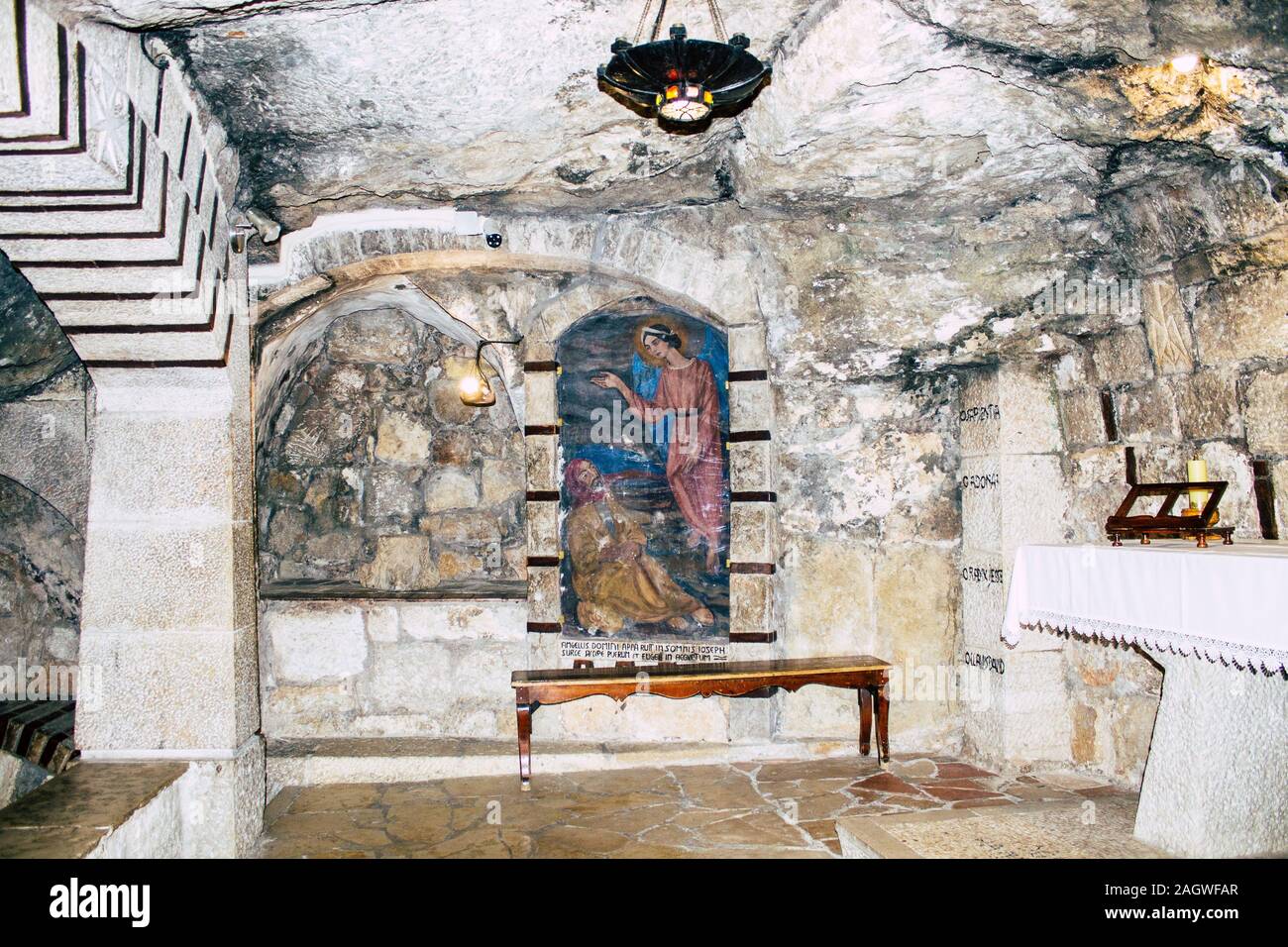 Palestinian Territory Bethlehem December 16, 2019 View of the Church of ...