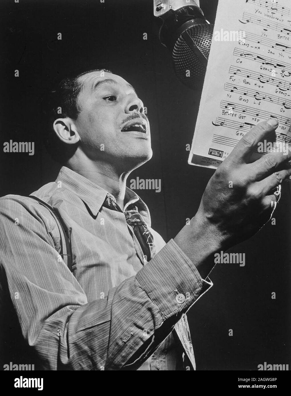 Portrait of Cab Calloway, Columbia studio, New York, N.Y., ca. Mar ...