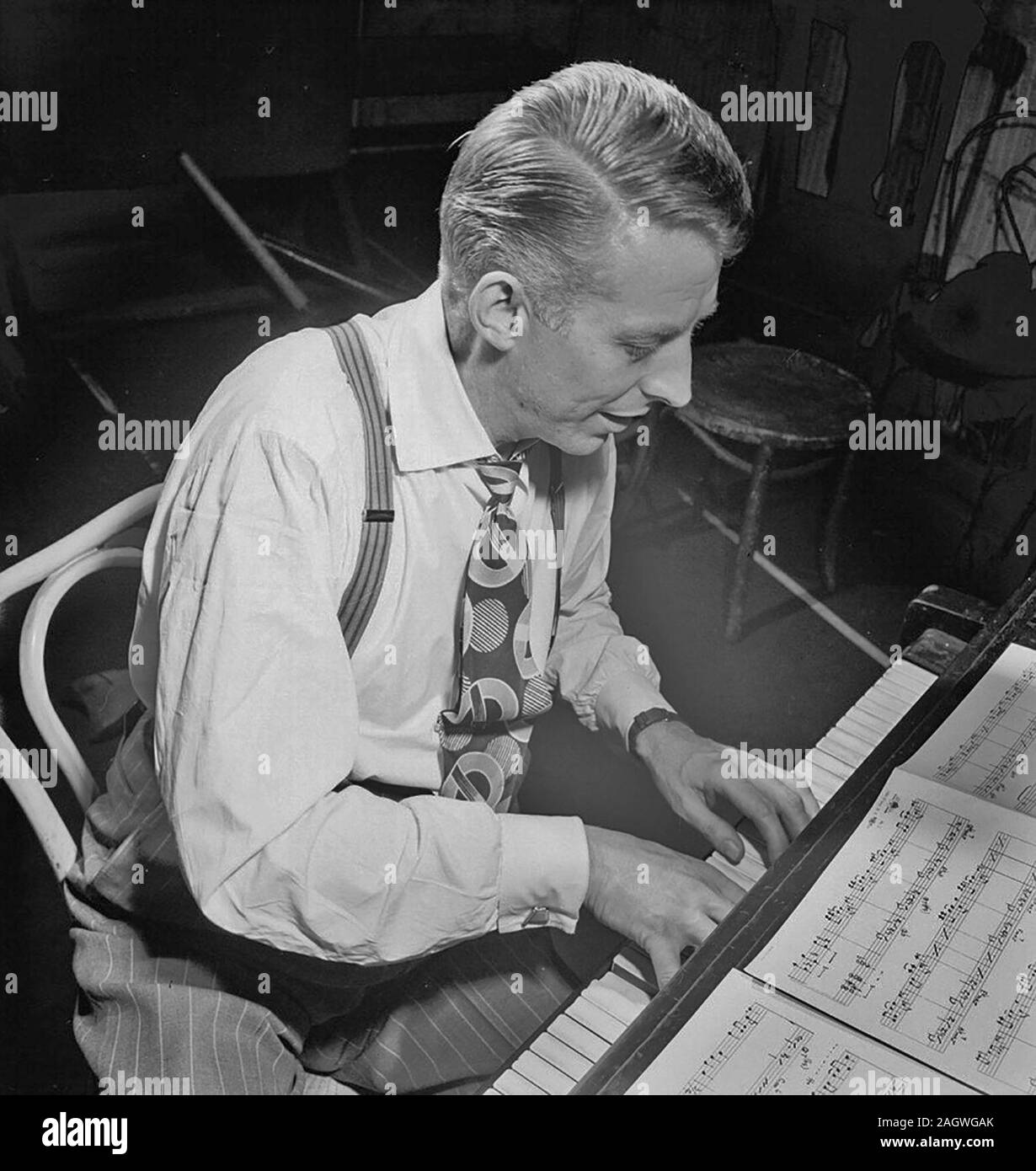 Portrait of Stan Kenton, New York, N.Y.(?), ca. Jan. 1947 Stock Photo ...