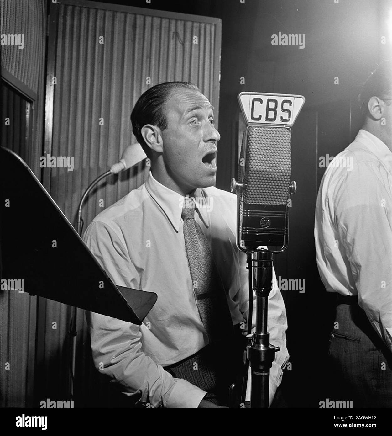 Portrait of Buddy Clark, CBS studio, New York, N.Y., between 1946 and ...