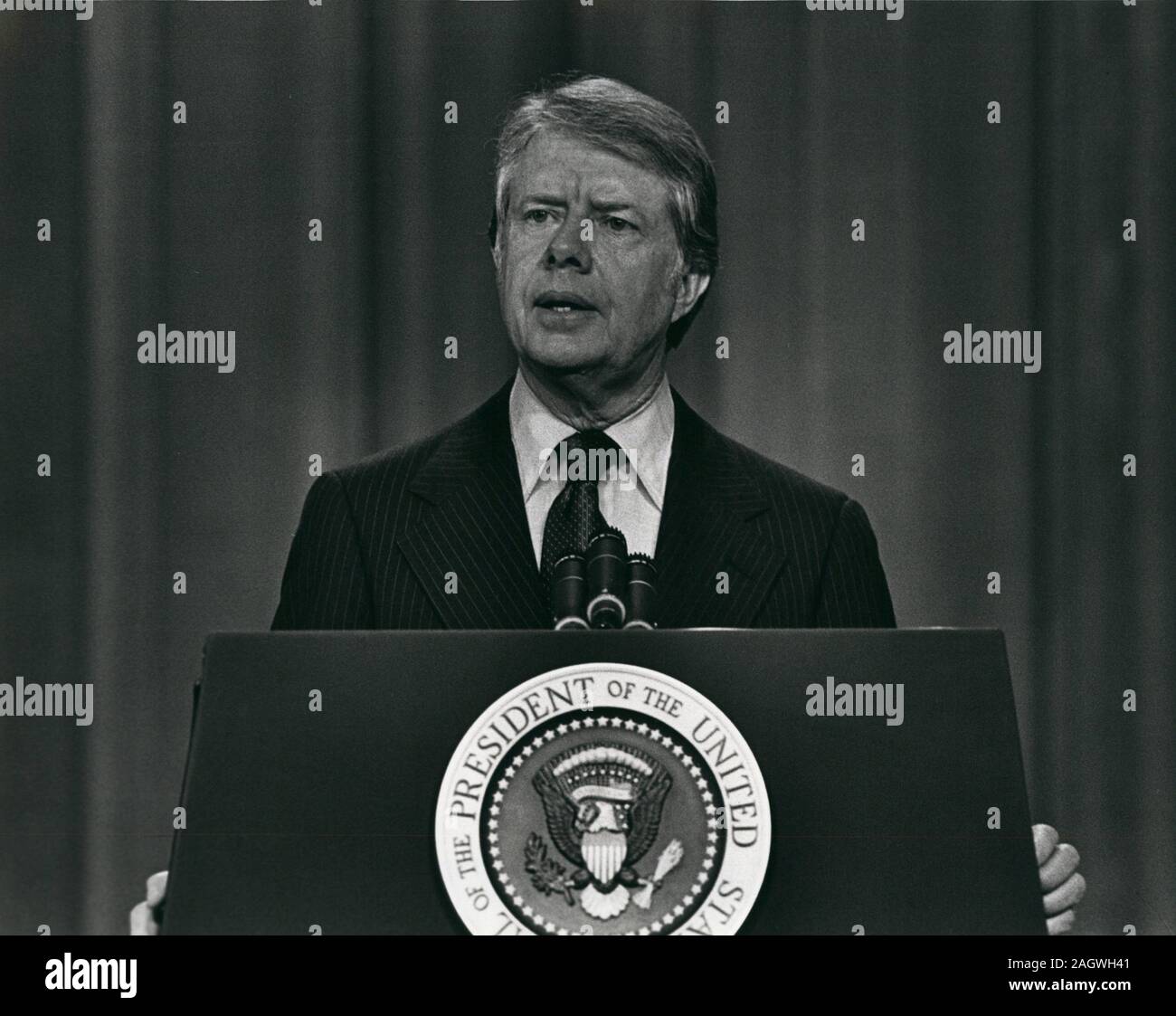 Apr. 04, 1978 - Washington, DC, USA - President JIMMY CARTER makes a ...