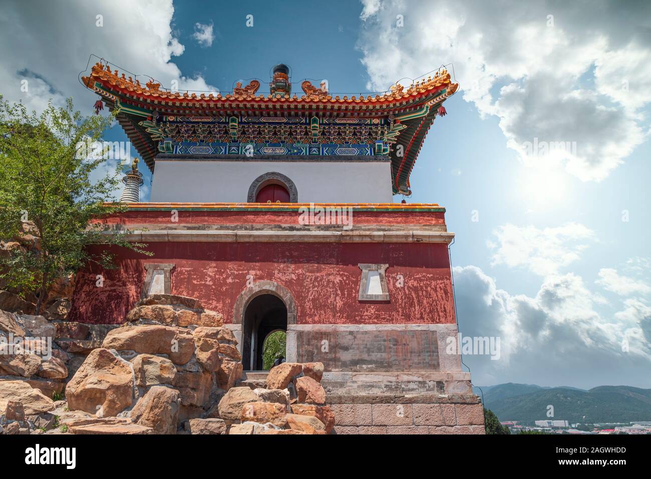 Summer Imperial Palace on the outskirts of Beijing. China Stock Photo ...