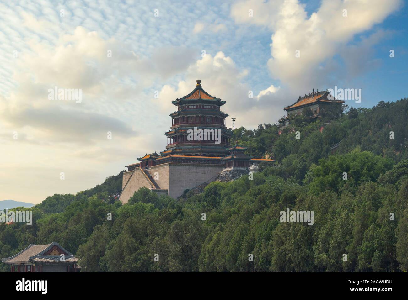 Summer Imperial Palace on the outskirts of Beijing. China Stock Photo ...