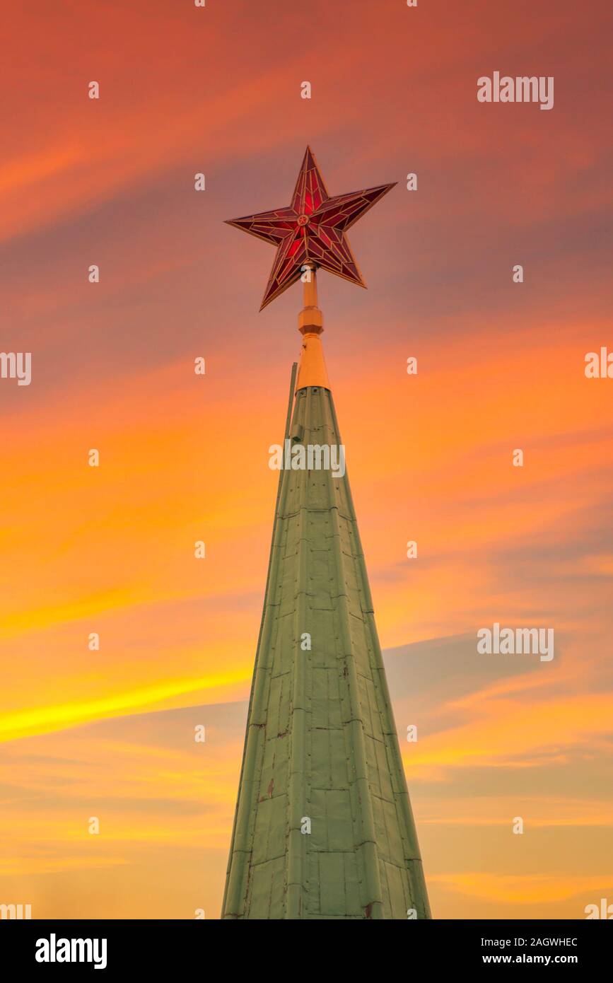 Moscow ruby star on hi-res stock photography and images - Alamy