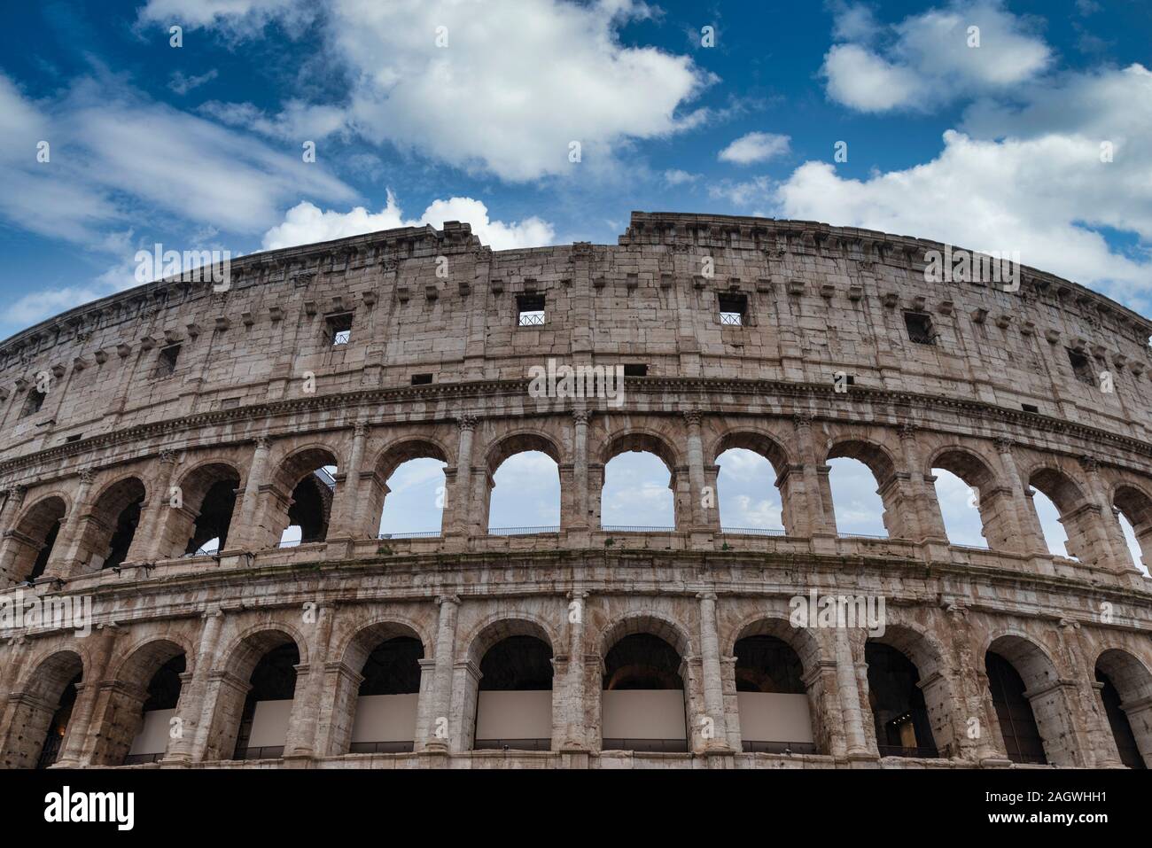 Coliseum. one of the grandest buildings of the ancient world Stock ...