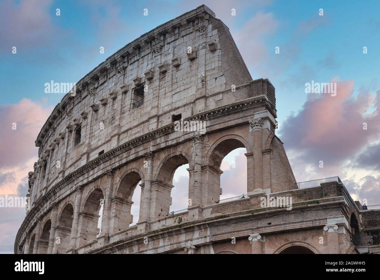 Coliseum. one of the grandest buildings of the ancient world Stock ...