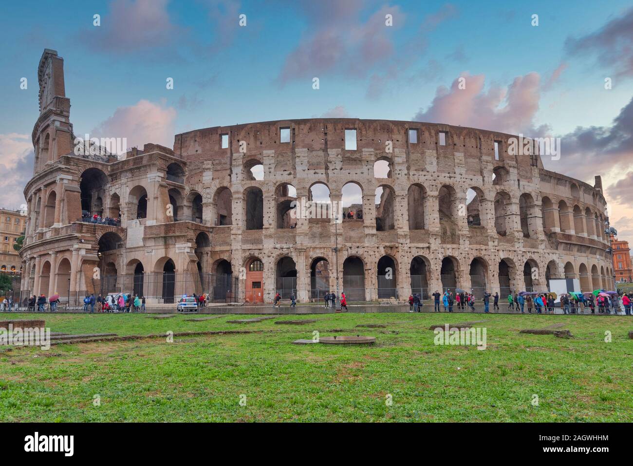 Coliseum. one of the grandest buildings of the ancient world Stock ...