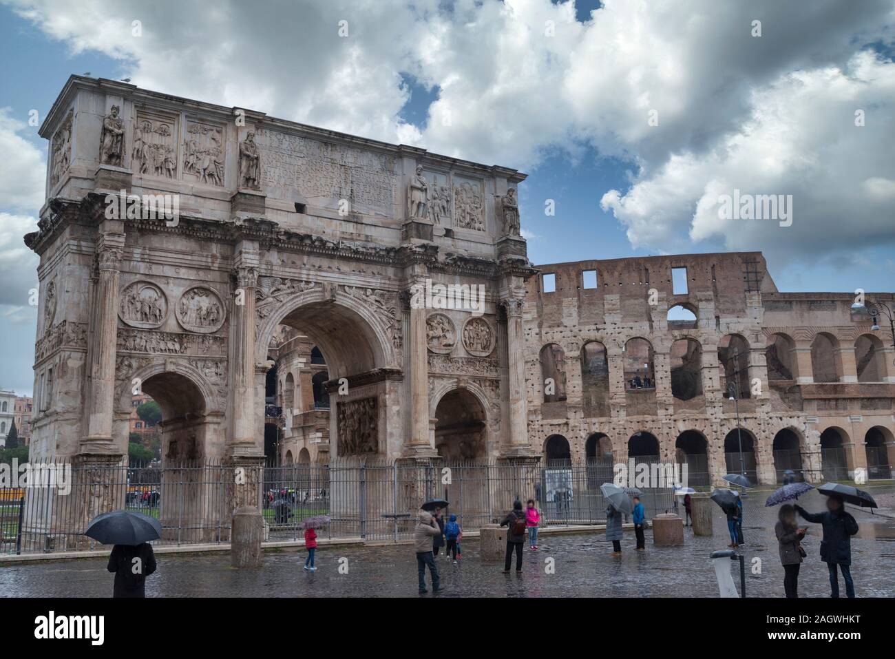 Coliseum. one of the grandest buildings of the ancient world Stock ...