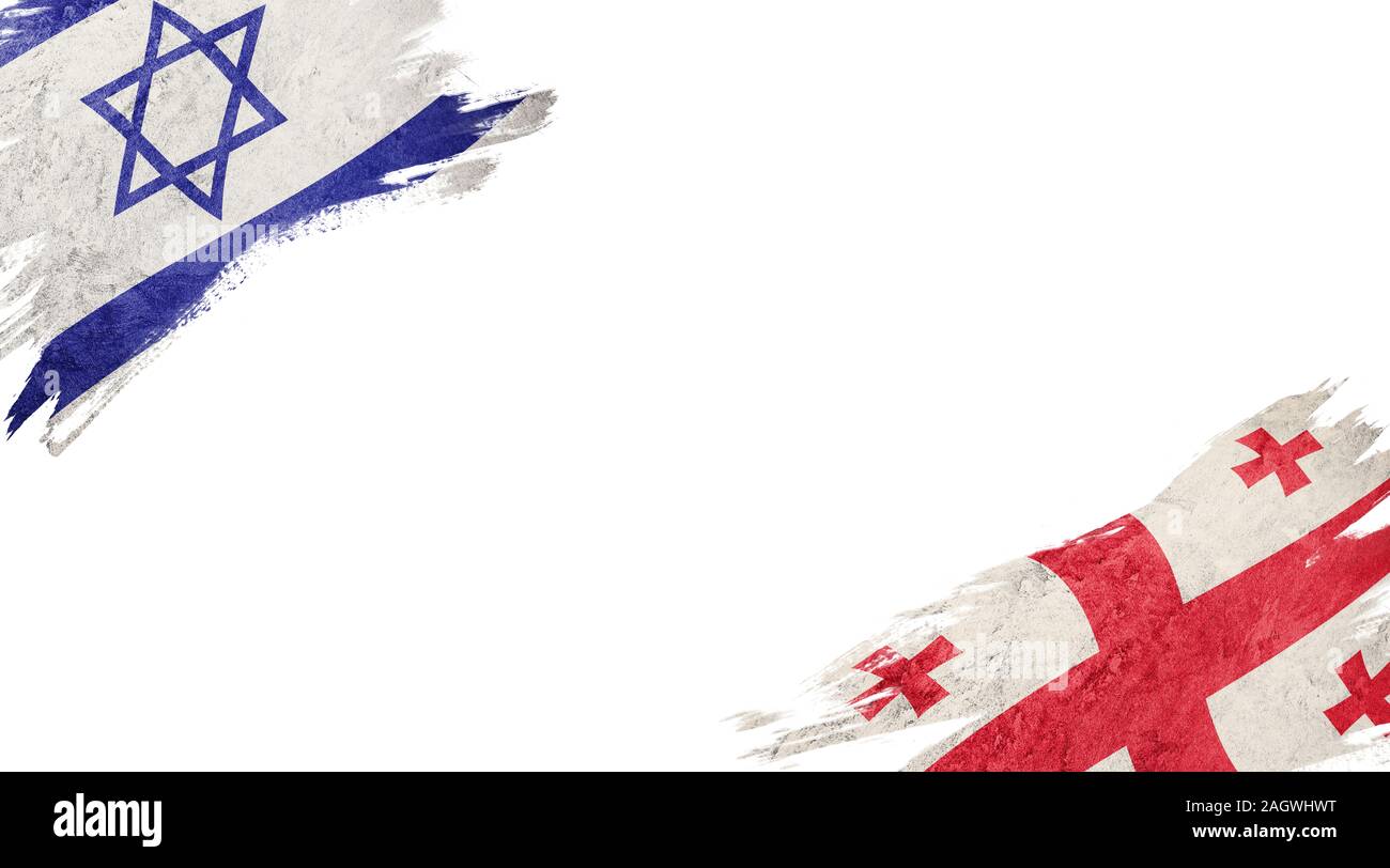 Georgia israel flag hi-res stock photography and images - Alamy
