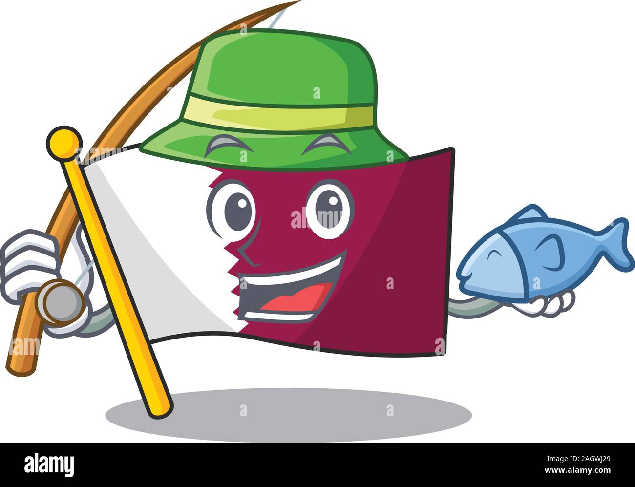 Qatar fishing Stock Vector Images - Alamy