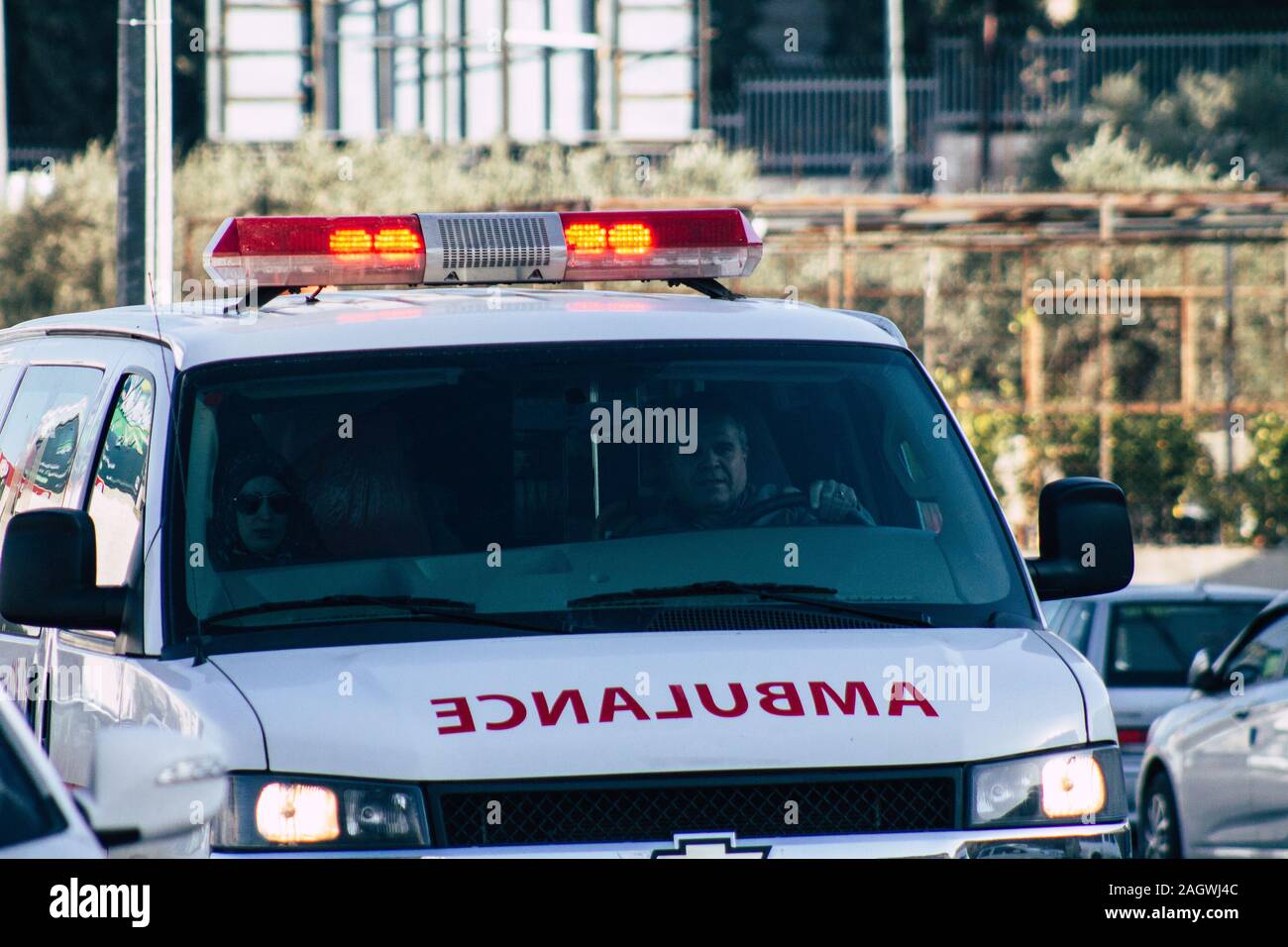 Palestinian Territory Bethlehem December 16, 2019 View of a Palestinian ...
