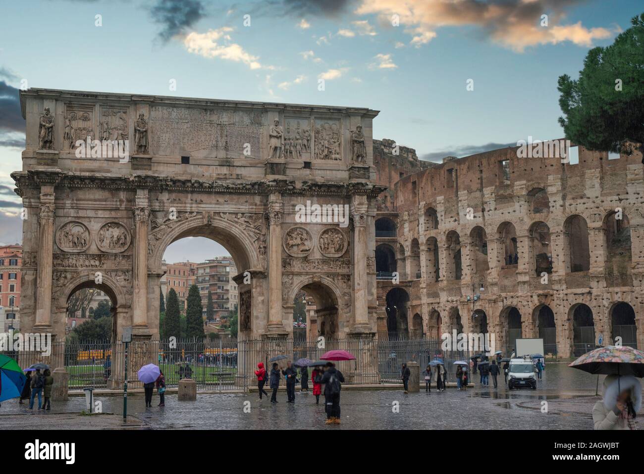 Coliseum. one of the grandest buildings of the ancient world Stock ...