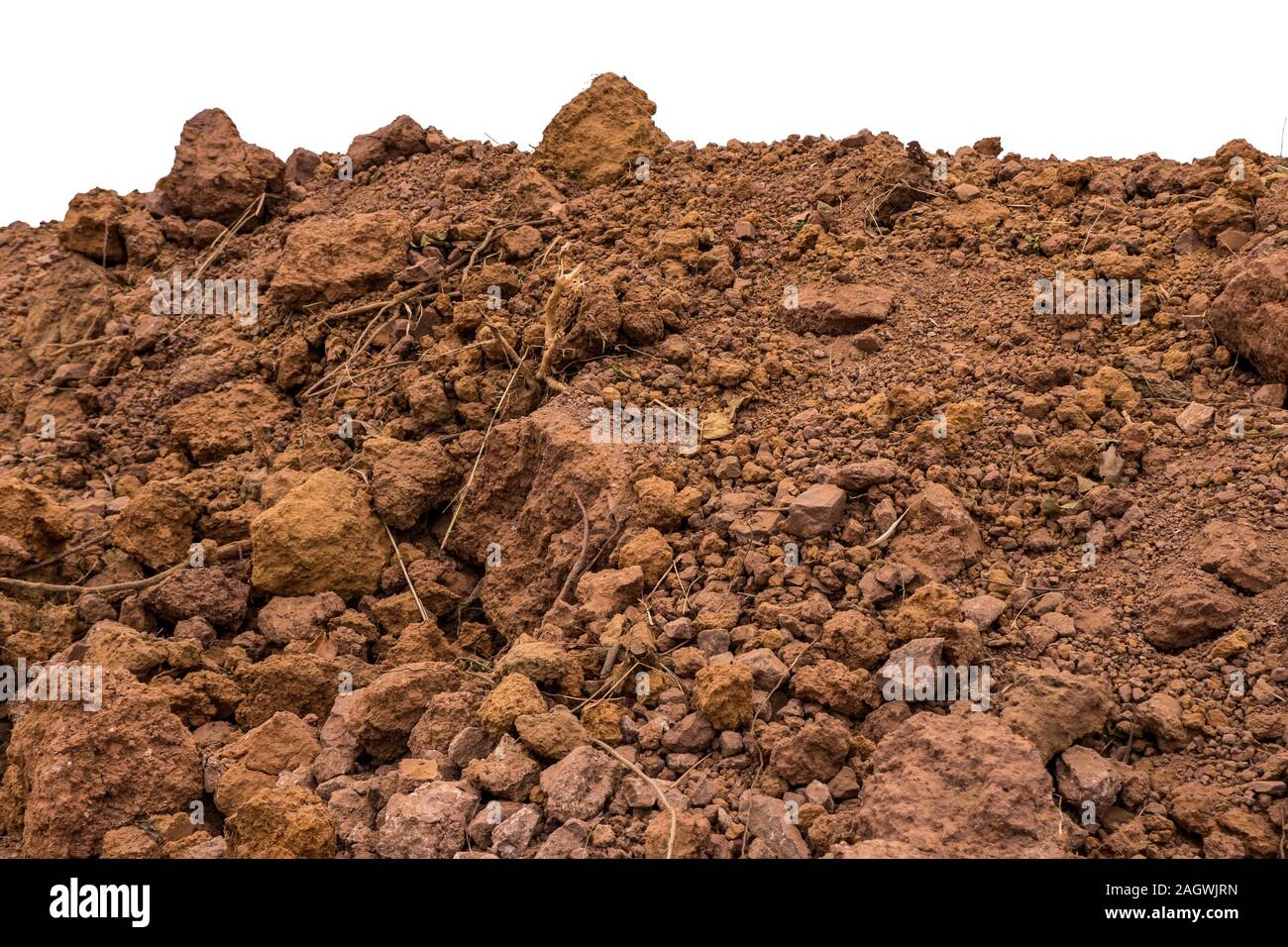 soil isolated on white background Stock Photo - Alamy