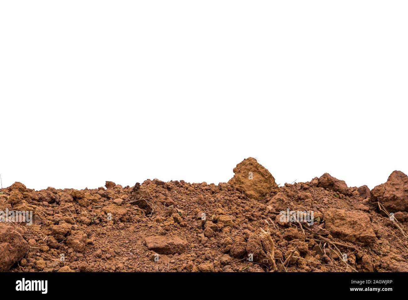 soil isolated on white background Stock Photo - Alamy