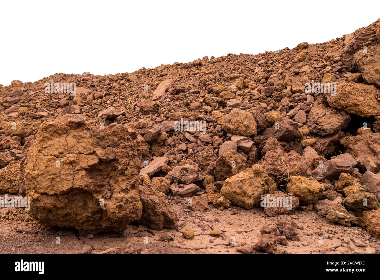 soil isolated on white background Stock Photo - Alamy