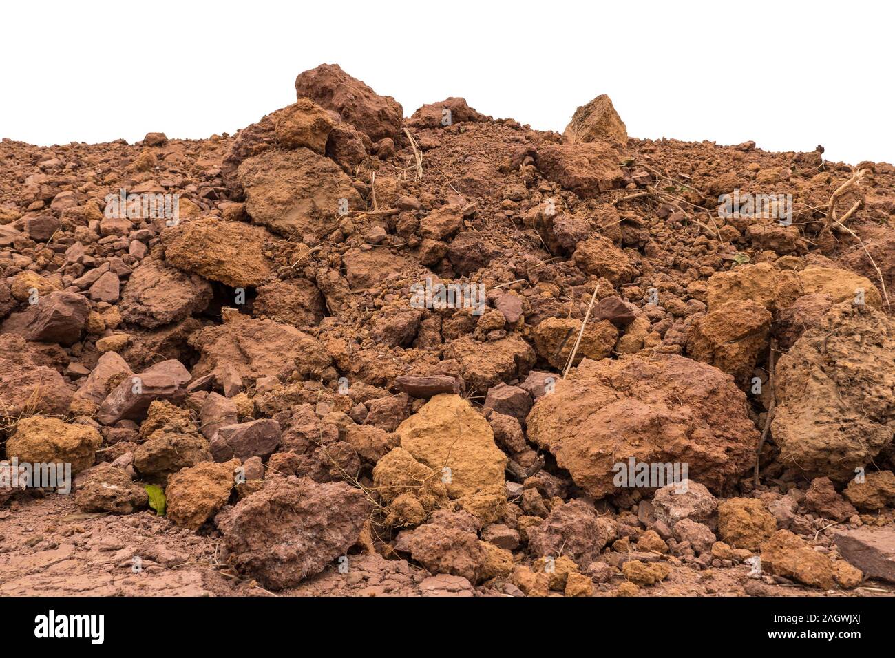 soil isolated on white background Stock Photo - Alamy