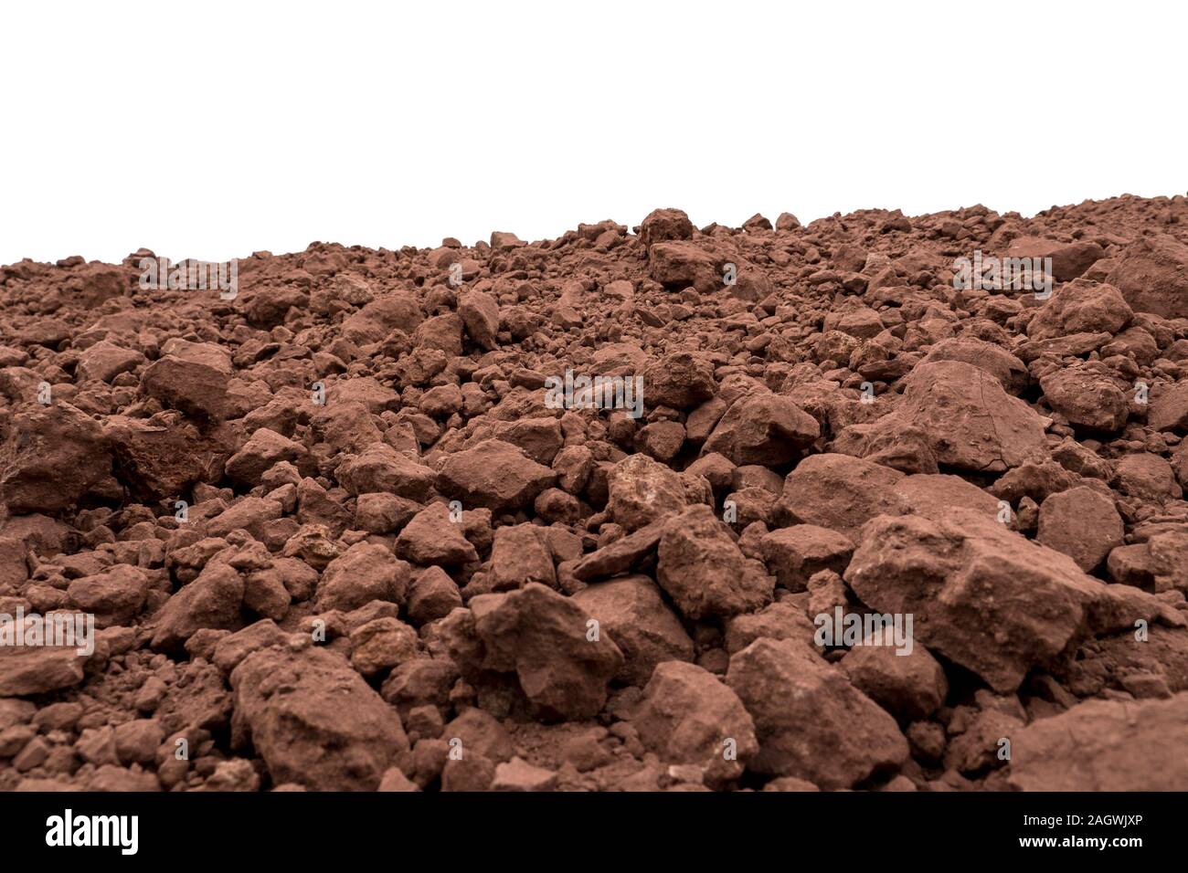 soil isolated on white background Stock Photo - Alamy