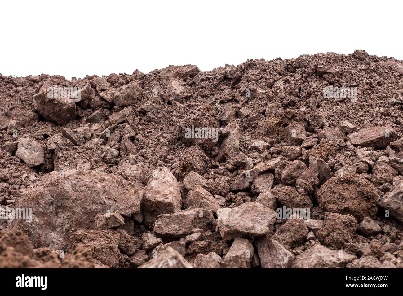 soil isolated on white background Stock Photo - Alamy