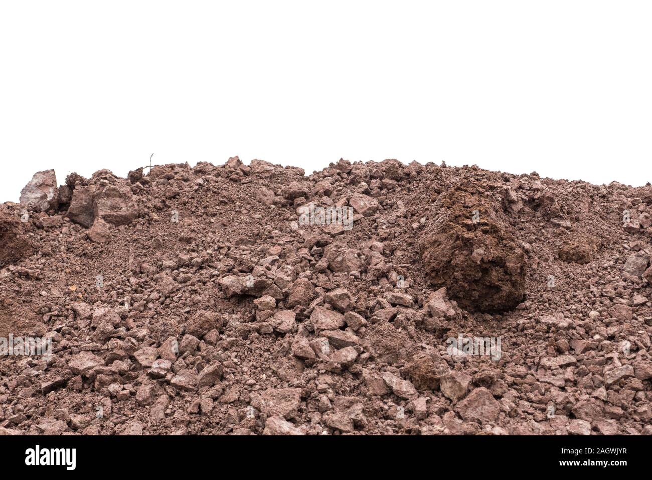 soil isolated on white background Stock Photo - Alamy