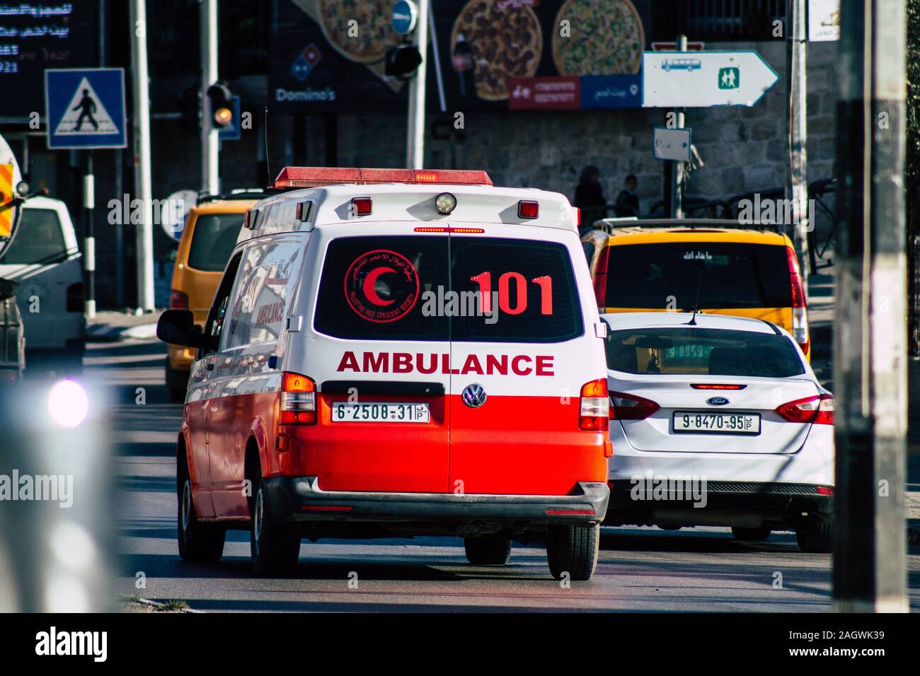 Palestinian Territory Bethlehem December 16, 2019 View of a Palestinian ...