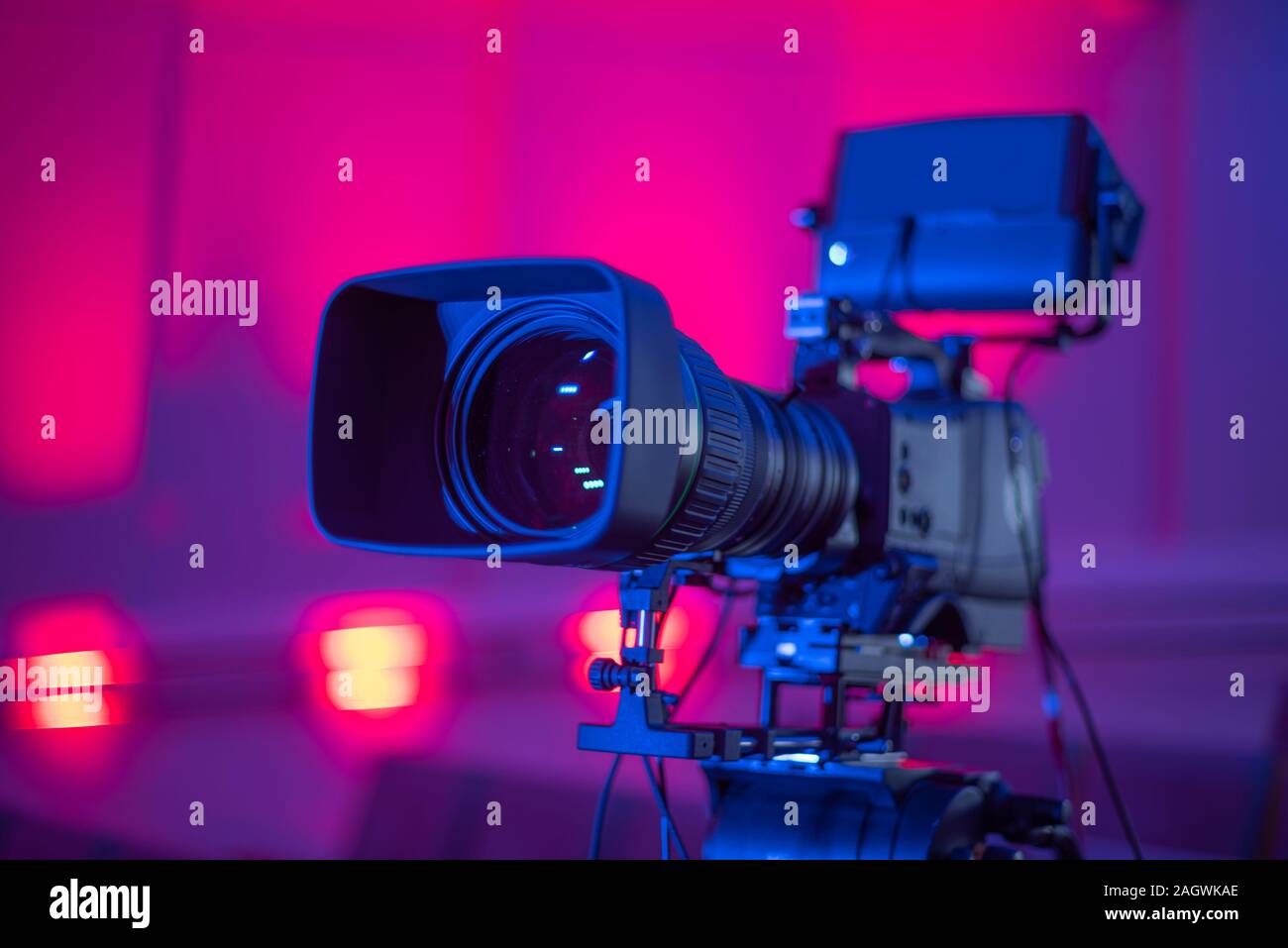 studio camera at the concert. television shooting Stock Photo - Alamy