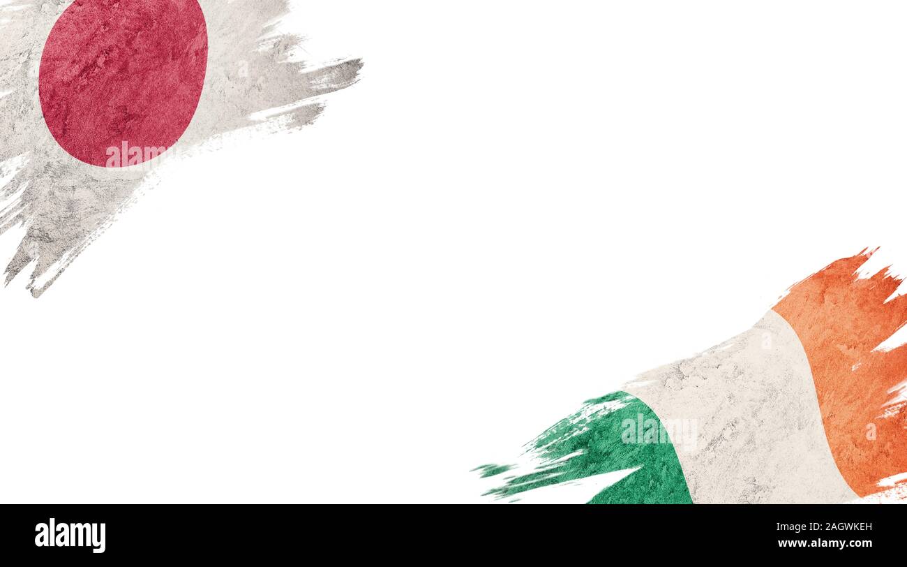 Ireland japan national flags political hi-res stock photography and ...