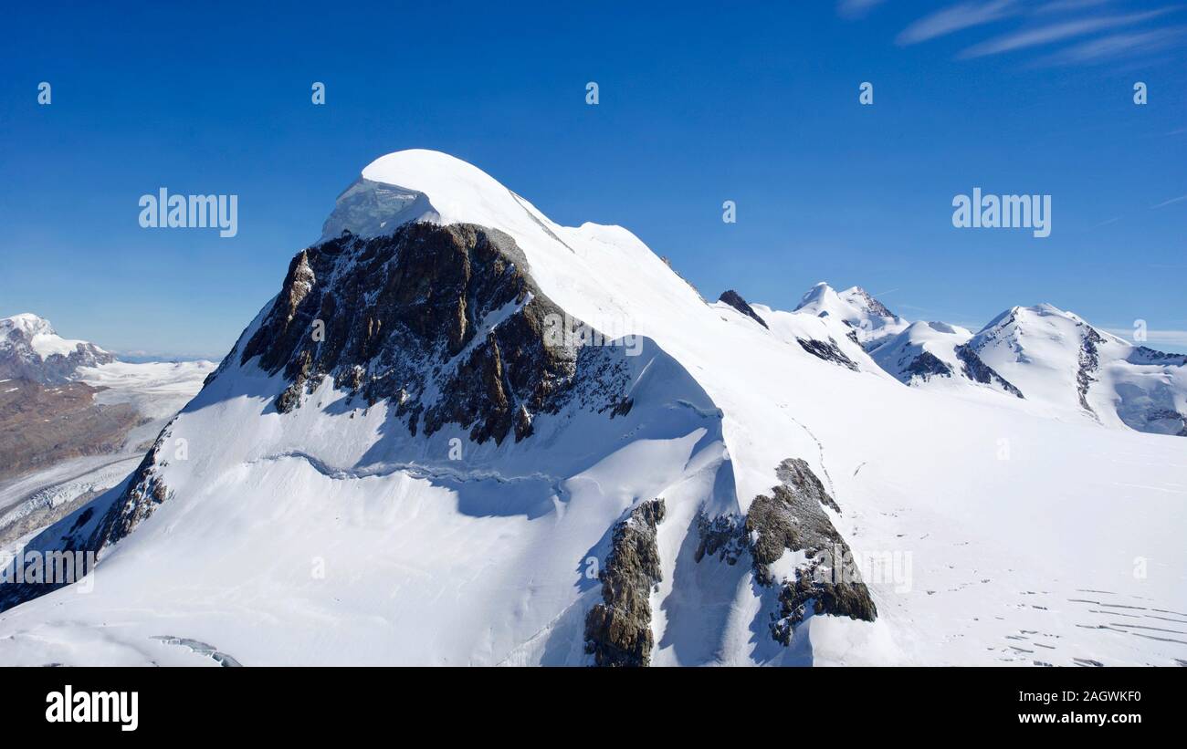 View of Breithorn from Klein Matterhorn, Switzerland Stock Photo - Alamy
