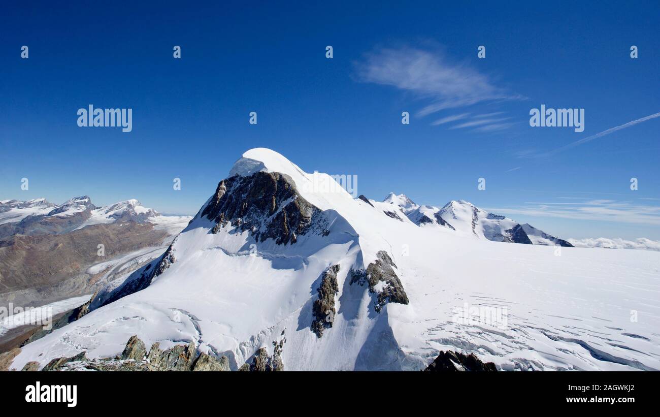 View of Breithorn from Klein Matterhorn, Switzerland Stock Photo - Alamy