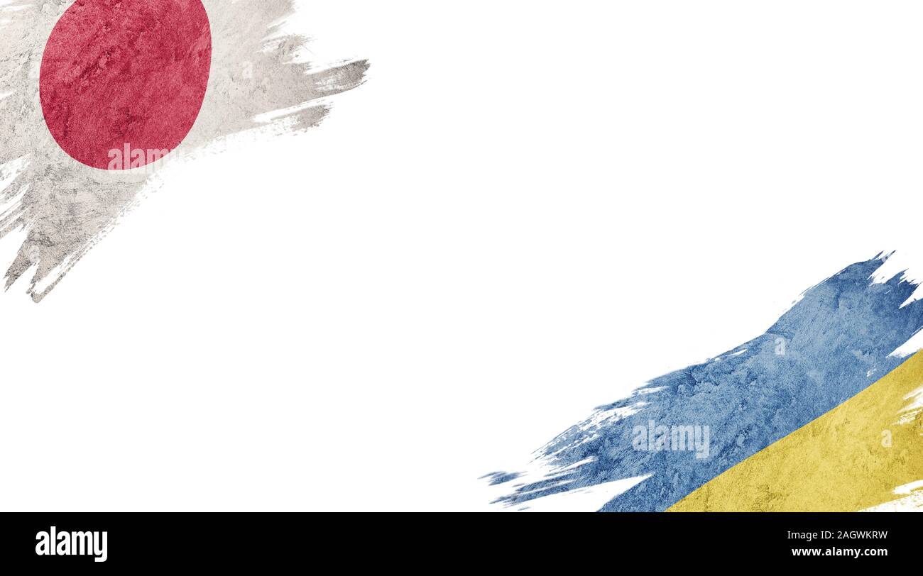 National flags ukraine japan concept hi-res stock photography and ...