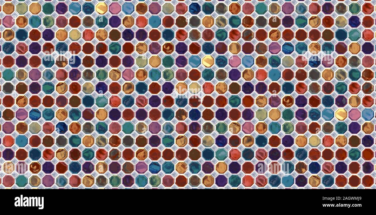 Abstract square seamless texture iridescent tiles hi-res stock ...