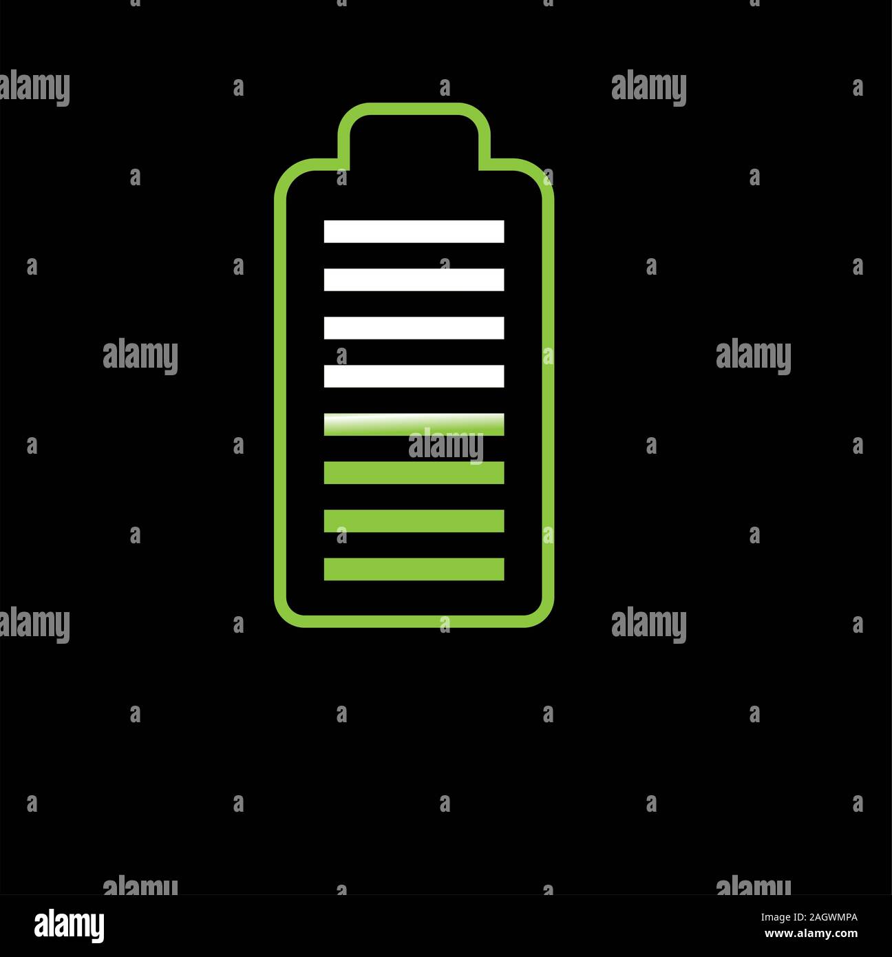 battery line icon,vector best line icon Stock Photo - Alamy