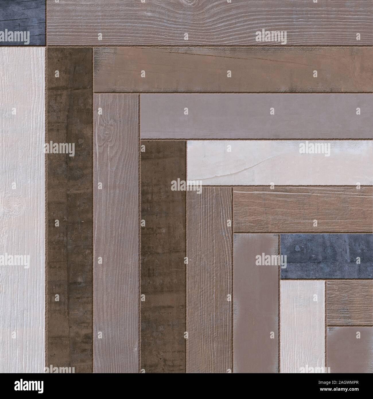old hard wood background, Geometric wood tile Stock Photo - Alamy