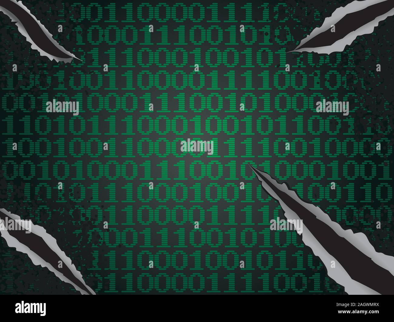 Green binary computer code, abstract numeral background Stock Vector Image & Art - Alamy