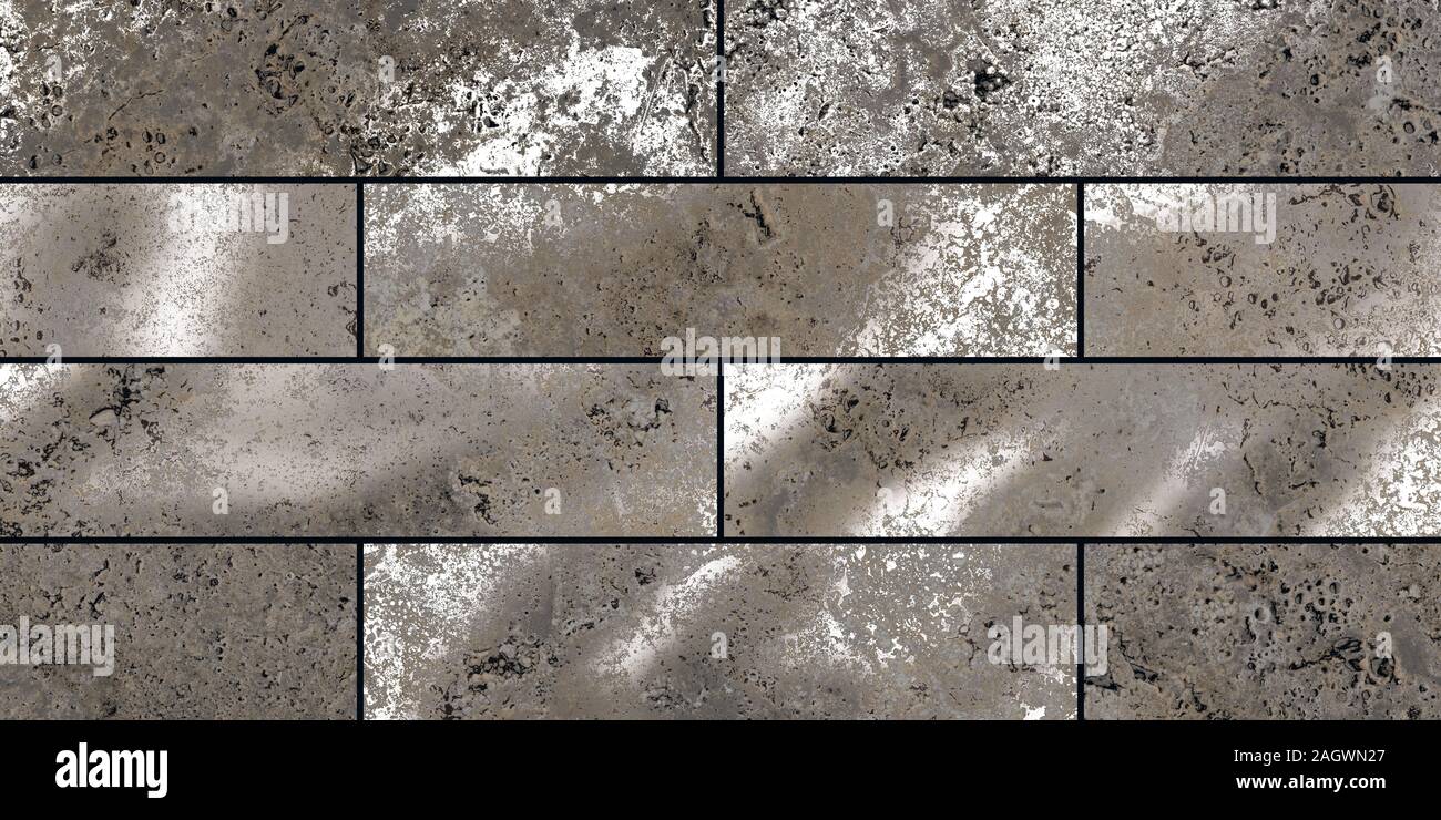 Dirty dark concrete block wall texture pattern background Stock Photo ...