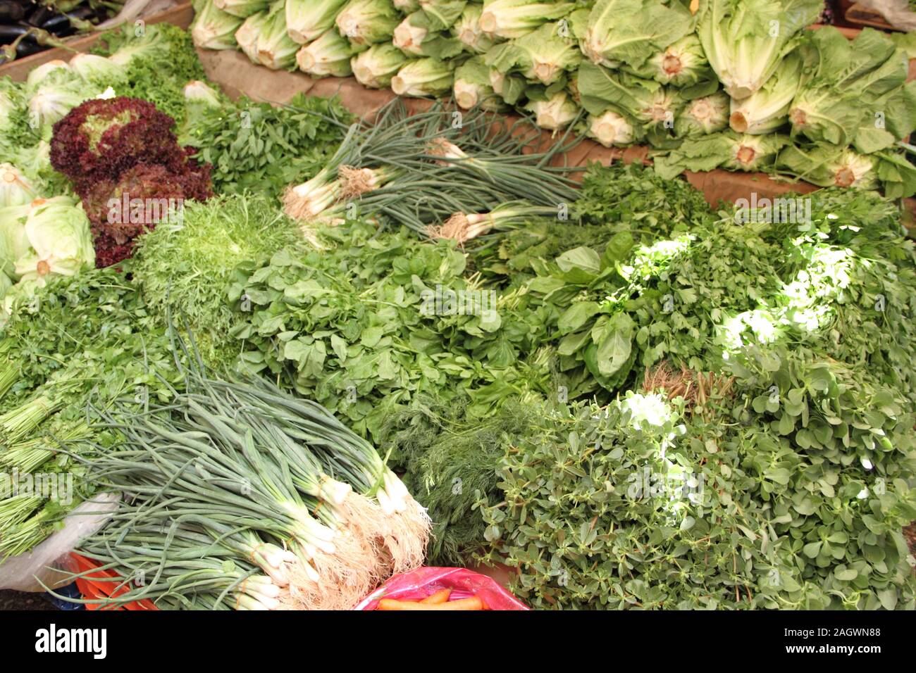 a market stall with different vegetables Stock Photo - Alamy
