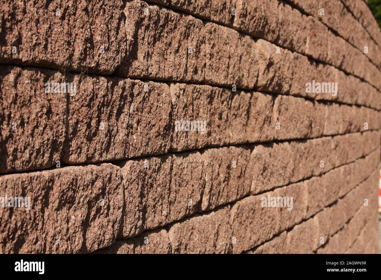 stone wall made of bricks Stock Photo - Alamy