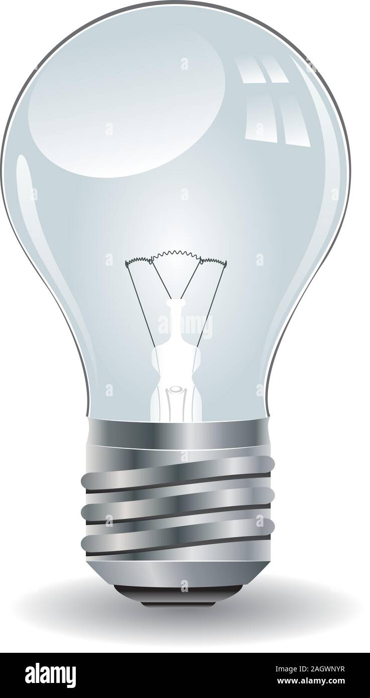 Detailed illustration of an abstract light bulb icon Stock Vector Image ...
