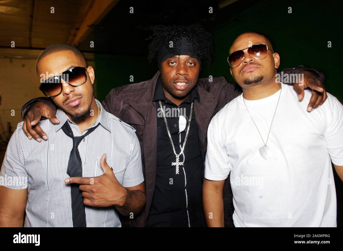 (L-R) Singer / Actor Marques Houston, producer Noel "Detail" Fisher and ...
