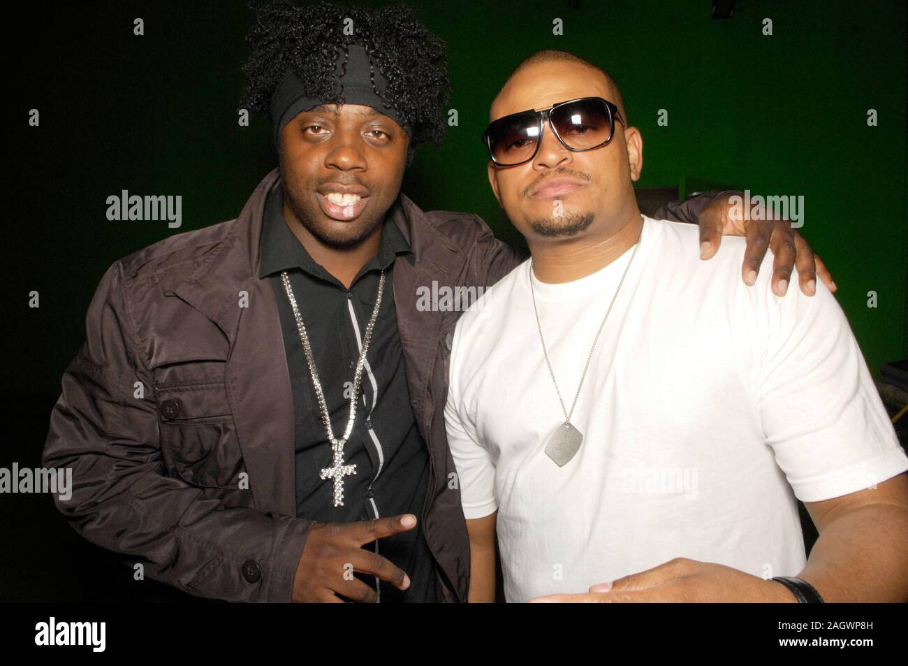 Producer Noel "Detail" Fisher and director Chris Stokes on set of ...